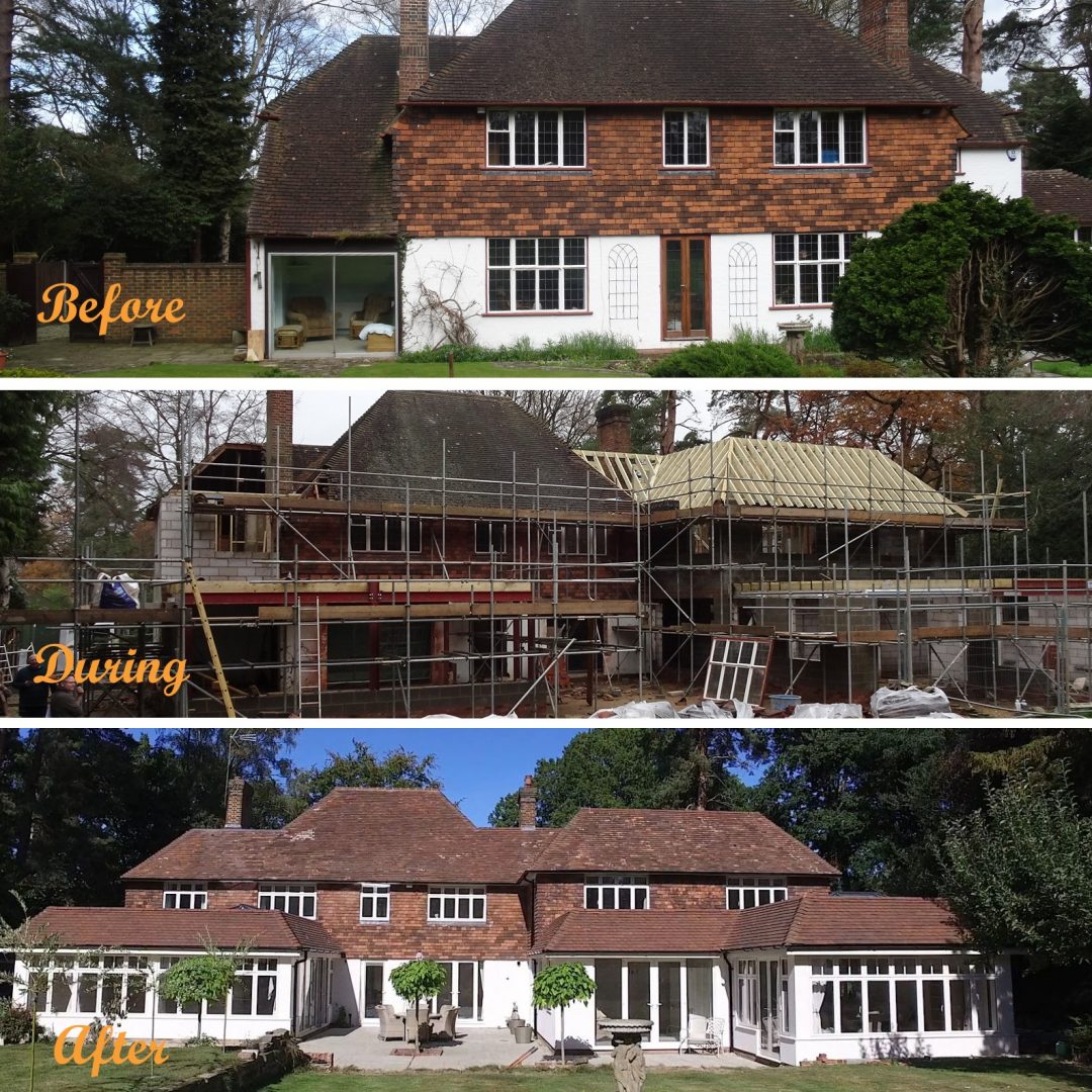 Extension and Refurbishment in Surrey - QuatreFoils Chartered Surveyors